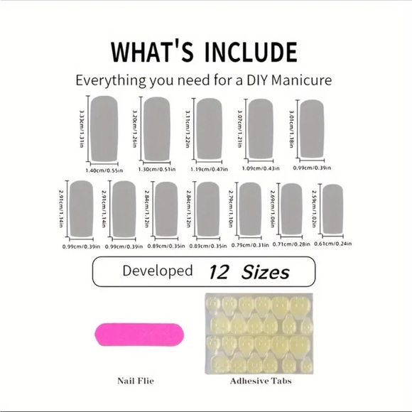 boutique | Makeup | New Y2k Long Square French Nails Silver Glitter ...